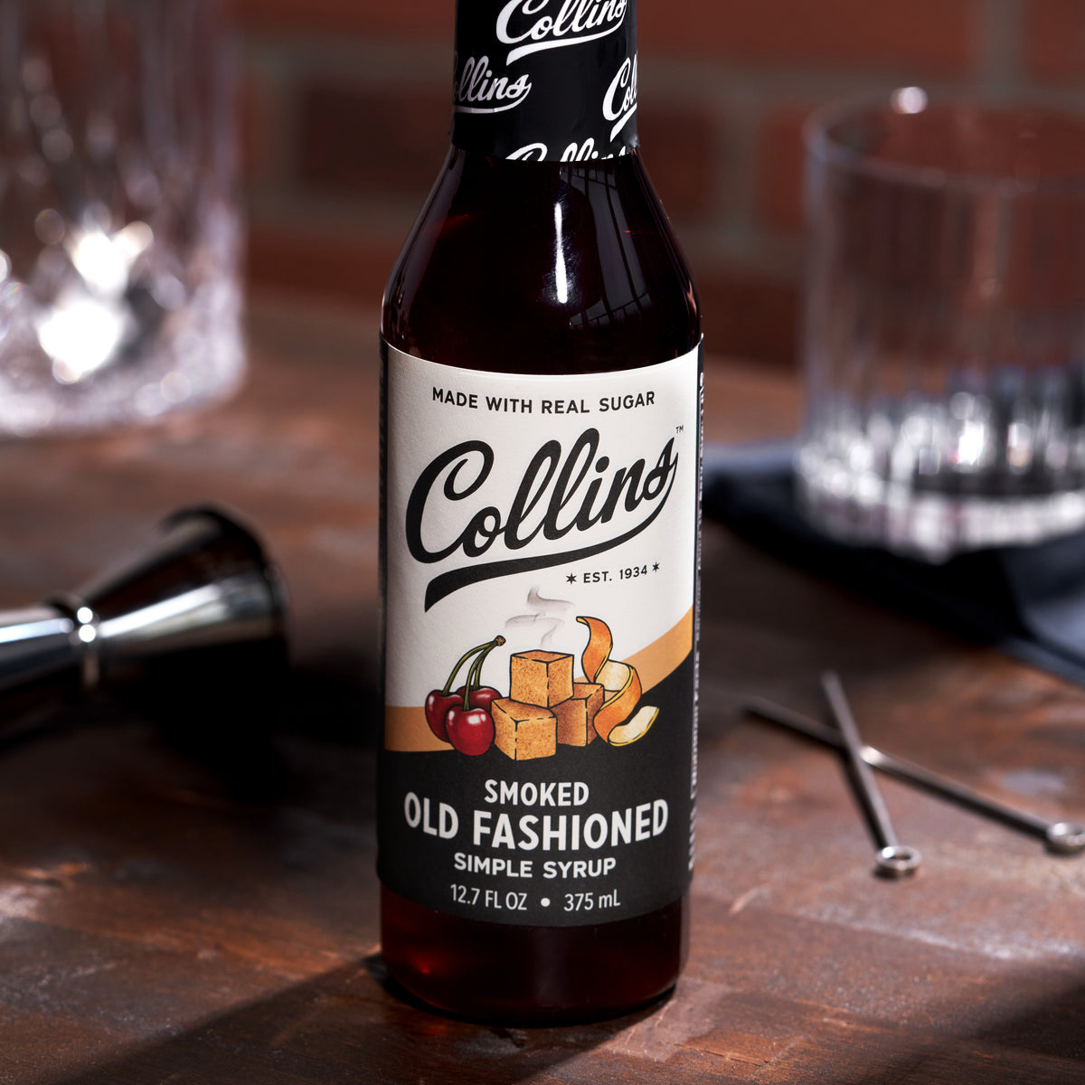 Collins Smoked Old Fashioned Cocktail Syrup, Smoked Cocktail Old ...