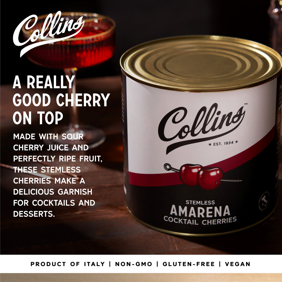 Collins Amarena Cherries - Garnish, Cocktails, Desserts, Gluten Free ...